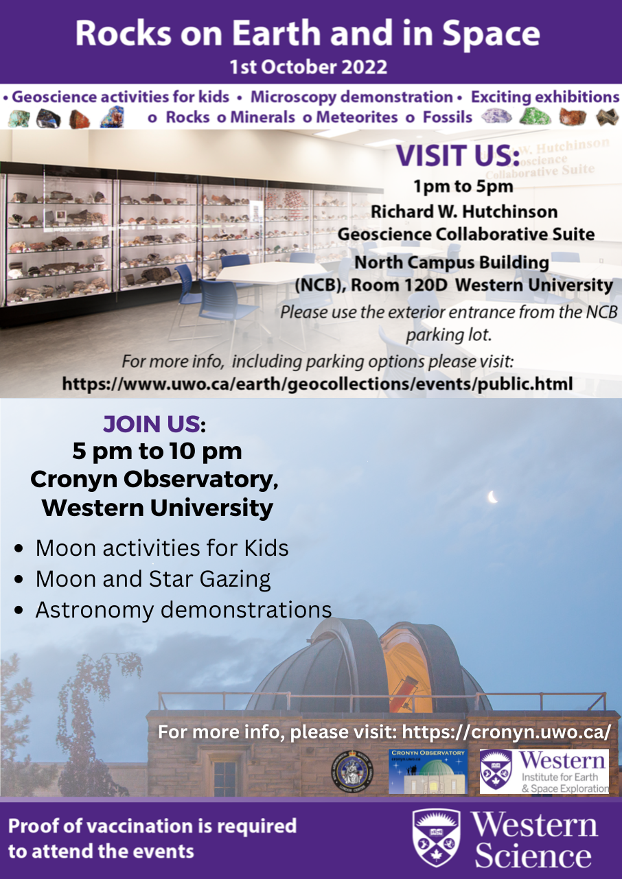 Rocks on Earth and in Space – cronyn.uwo.ca