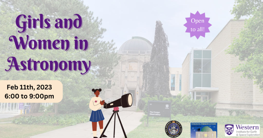 Girls and Women in Astronomy – cronyn.uwo.ca